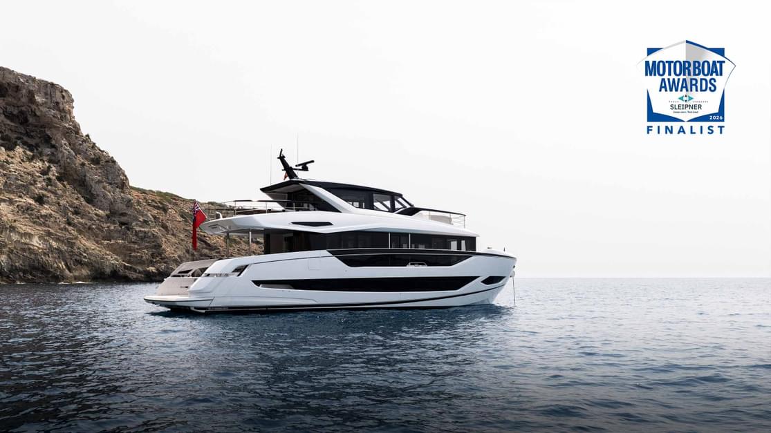 Sunseeker 82 Ocean Enclosed shortlisted at the 2026 Motor Boat Awards