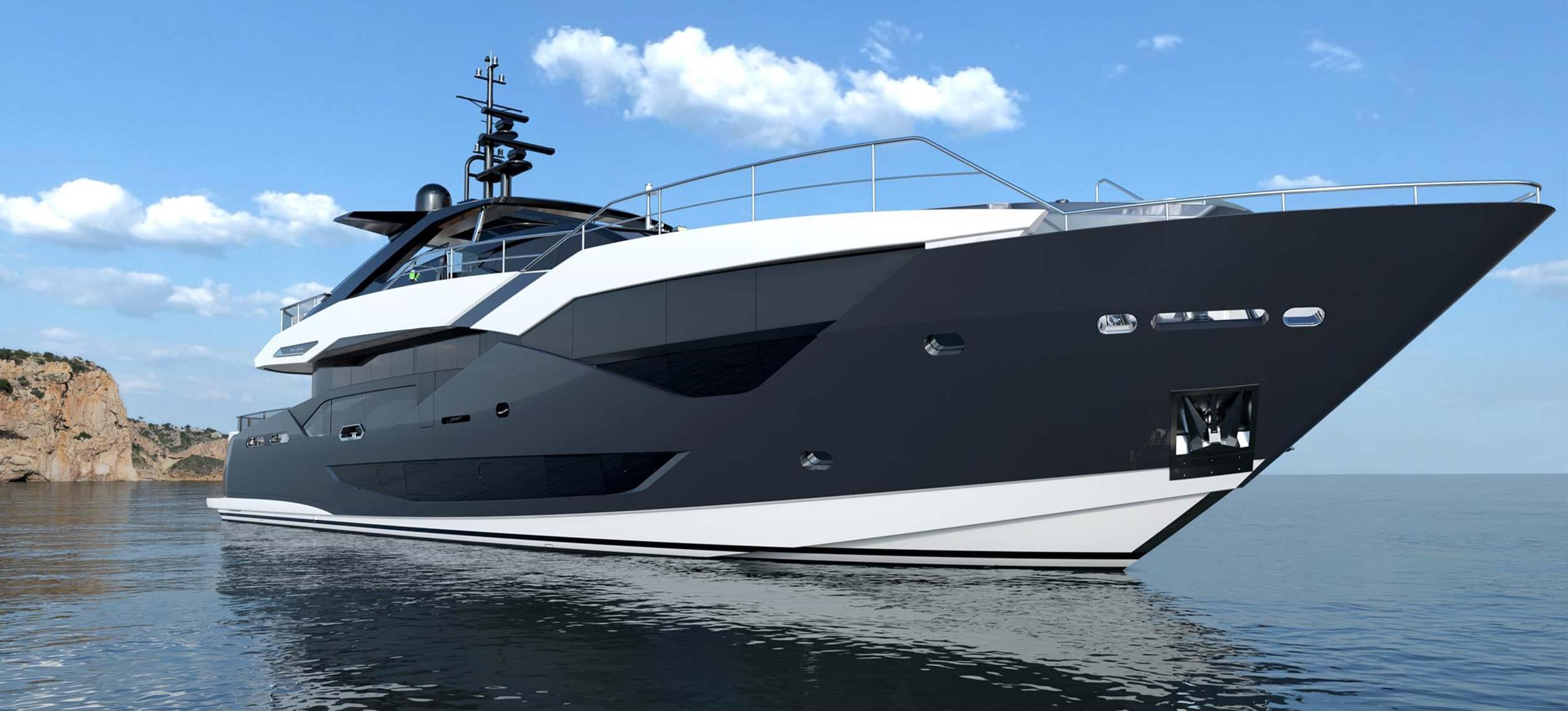 Sunseeker | News | Sunseeker unveils latest on ground breaking 120 Yacht