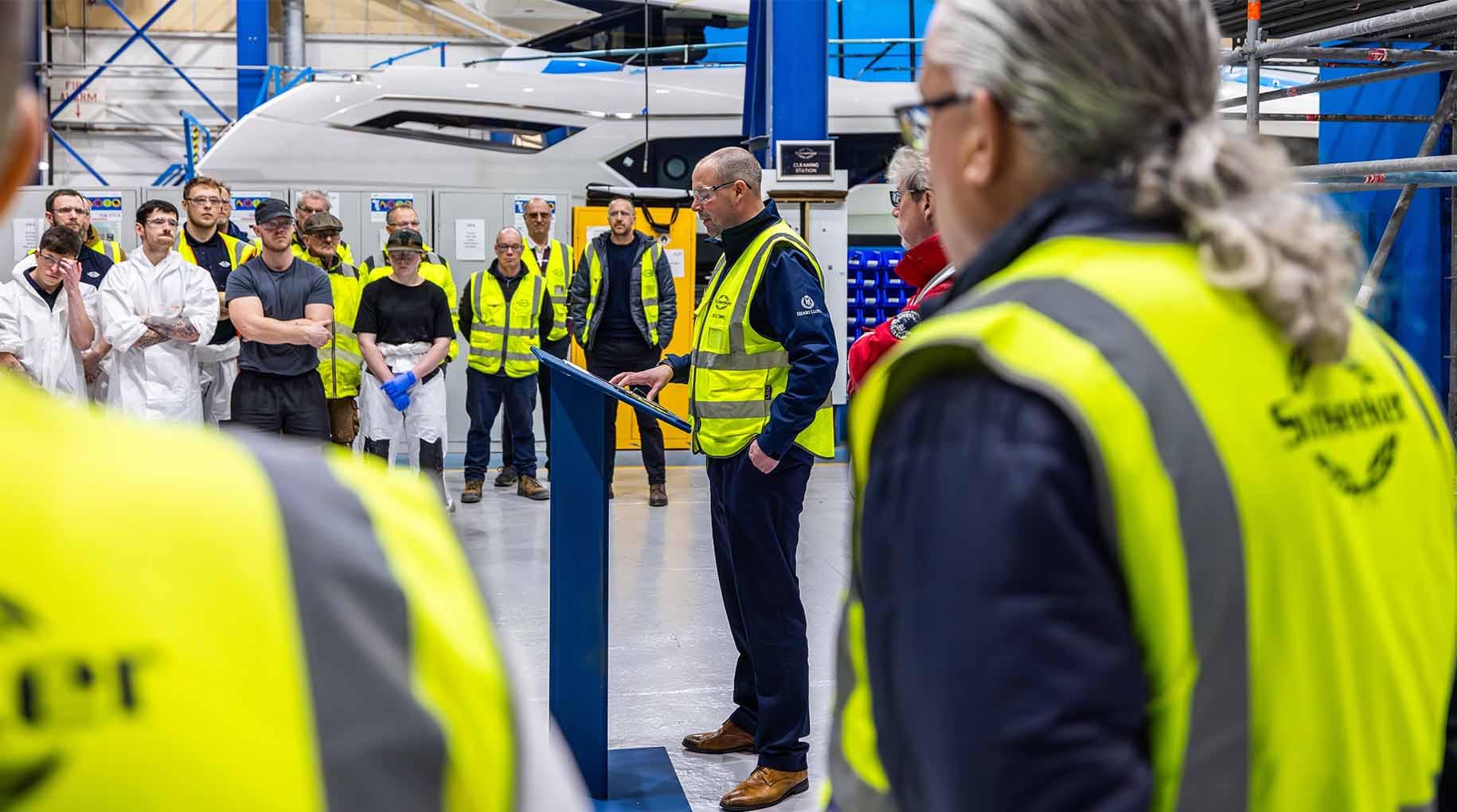 Sunseeker | News | Layer by layer, a legacy begins: Hull No.1 of the ...