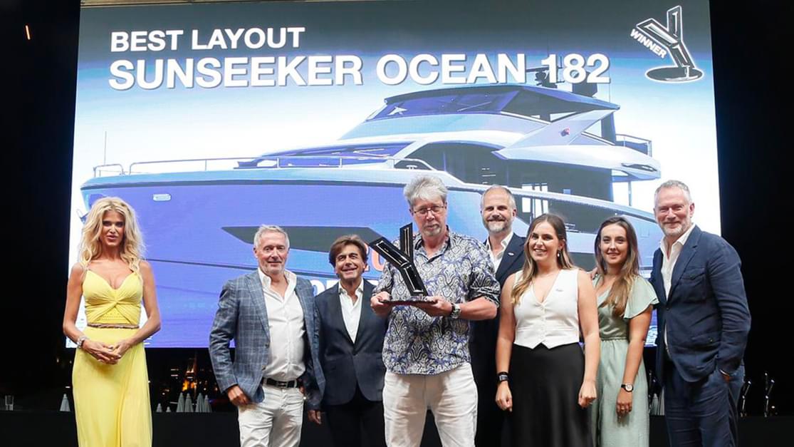 Sunseeker | News | Sunseeker triumphant at the 2023 World Yacht Trophies