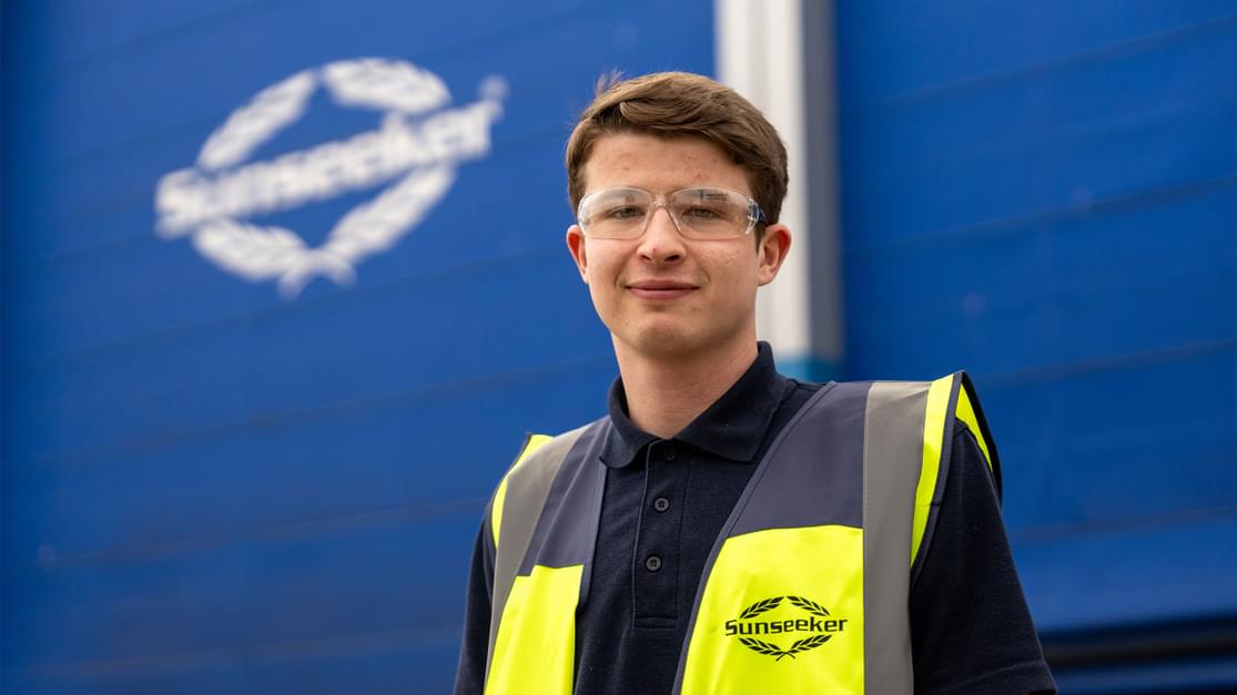 Sunseeker | News | Meet Liam, a Marine Engineer apprentice at Sunseeker ...