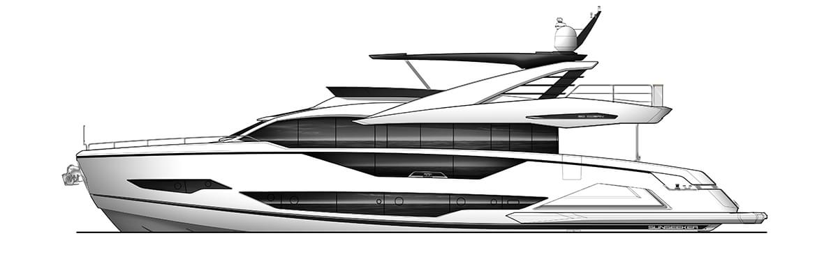 Sunseeker 90 Ocean | Winner of 'Best Custom Yacht' Award 2023